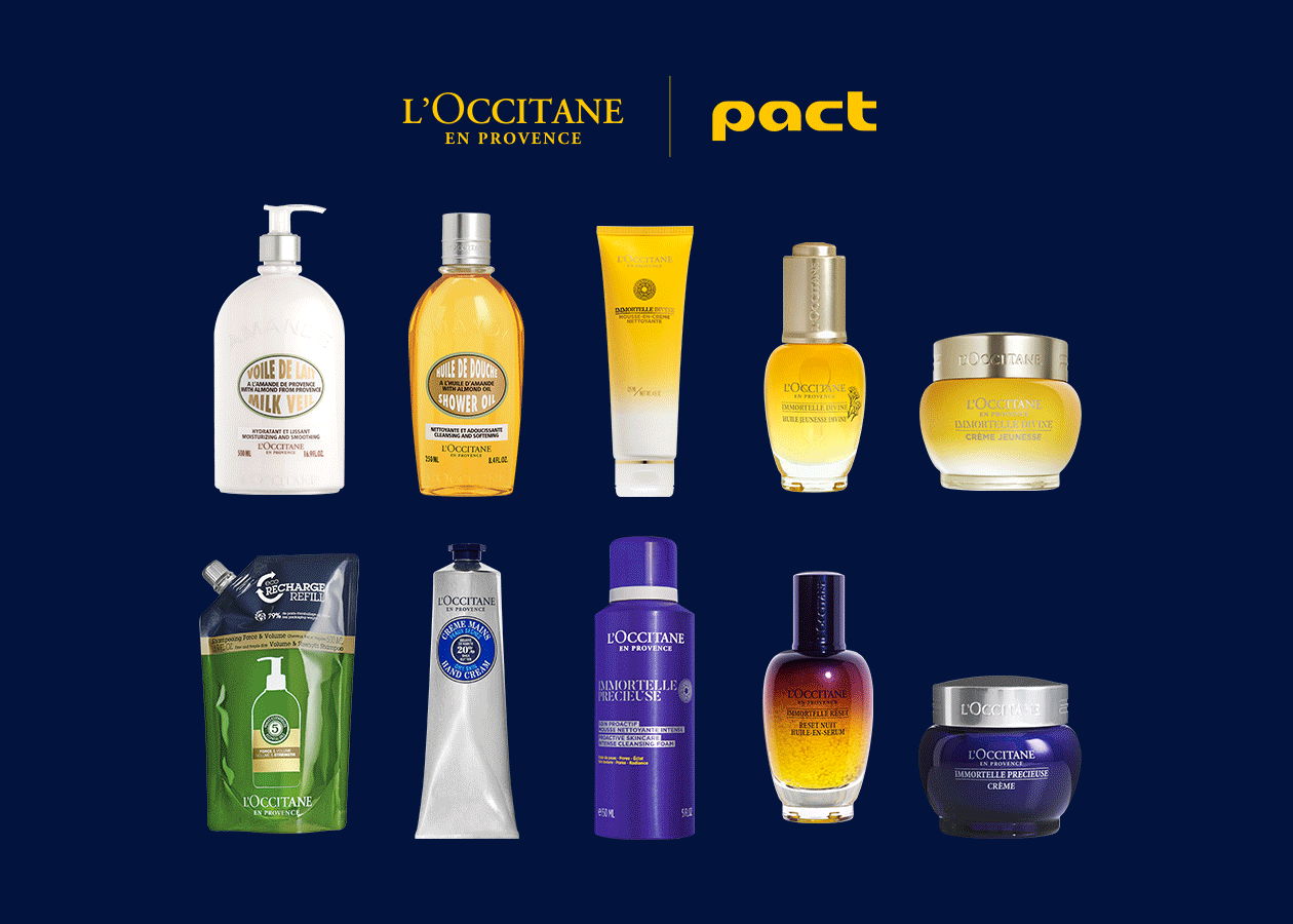 Pact Partnership | Recycling | L'OCCITANE | L'Occitane en Provence