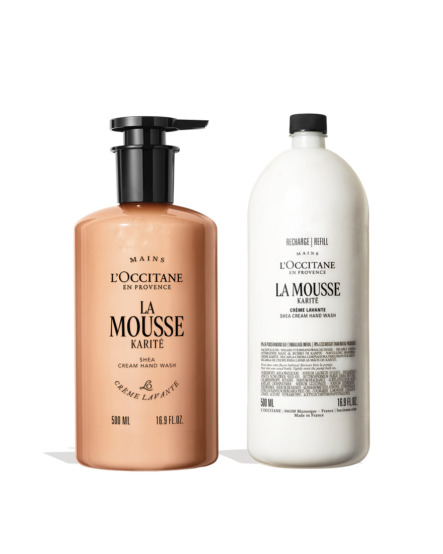 La Mousse Shea Cream Hand Wash + Refill | L'Occitane en Provence