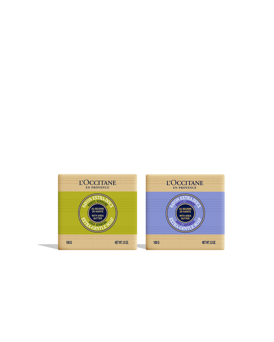 Shea Lavender + Verbena Soap Duo | L'Occitane | L'Occitane en Provence